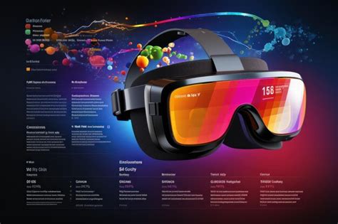 Premium Ai Image Vr Glasses Virtual Reality Wear Cartoon Rainbow