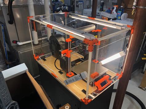Custom 3d Printer Enclosure System By Jrsone Download Free Stl Model