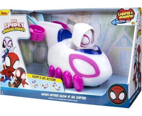 Spidey And His Amazing Friends Ghost Spider Glow N Go Copter Price