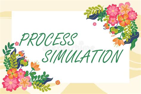 Inspiration Showing Sign Process Simulationtechnical Representation