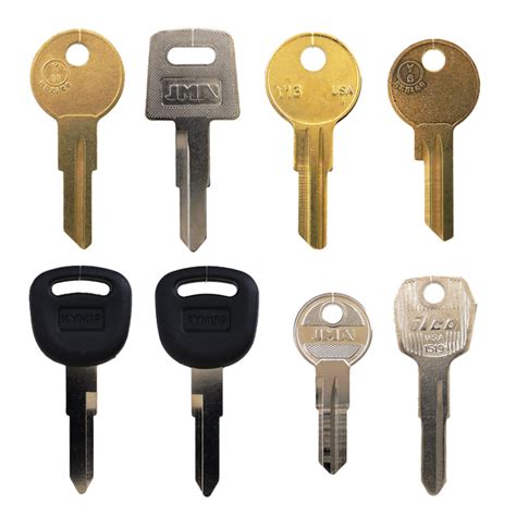 Lockboss Top 8 Equipment Key Blank Assortment