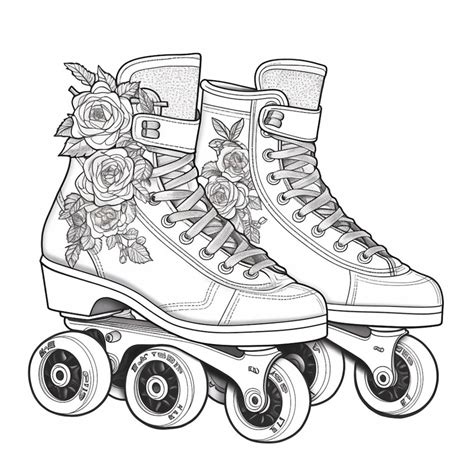 Roller Skating Coloring Pages Coloring Nation