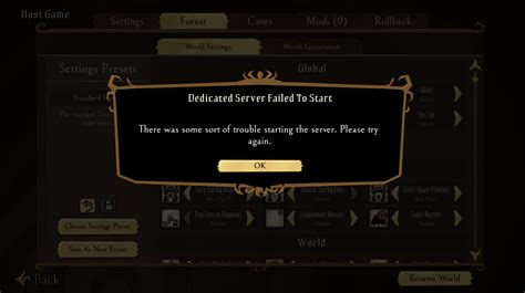 Dedicated Server Failed To Start Dont Starve Together Klei Entertainment Forums