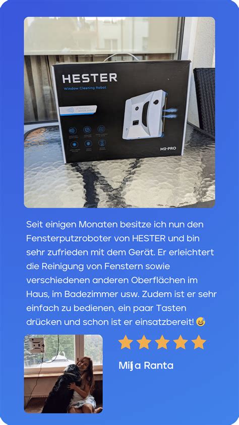 Fensterputzroboter Hester Hester Fensterputzroboter Österreich