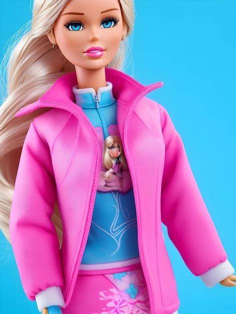Premium Ai Image Barbie Doll With A Pink Jacket Premium Ai Image Barbie Doll With A Pink Jacket