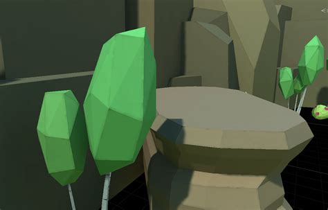 Baked Lighting On Low Poly Assets Leave Dark Artifacts Along Edges