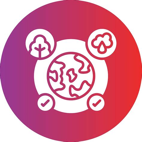 Premium Vector Ecosystem Planning Icon Style