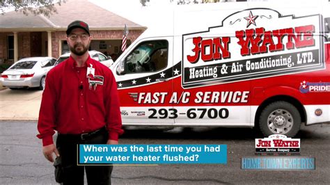 Keeping Your Water Heater Working With Jon Wayne Service Company