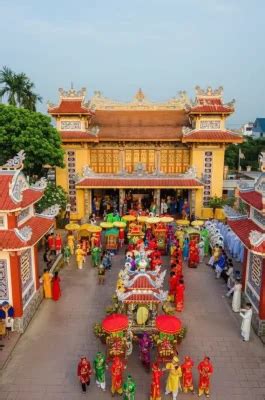 Hon Chen Shrine Hue Sacred Mother Goddess Temple On Perfume River