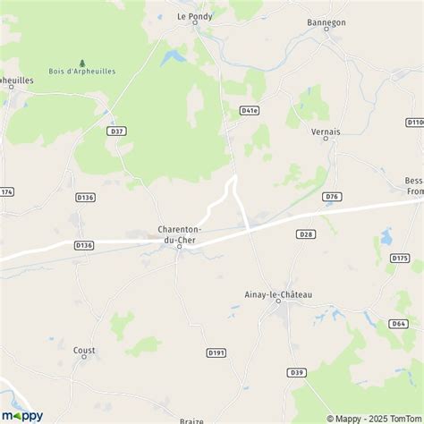 Map Charenton Du Cher Map Of Charenton Du Cher 18210 And Practical Information