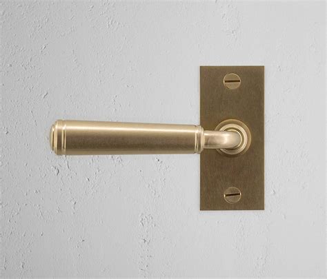 Digby Short Plate Sprung Door Handle Lever Handles From Corston