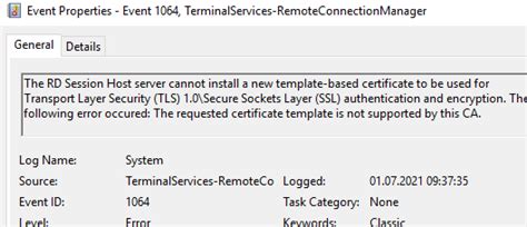 Fix The Requested Certificate Template Is Not Supported By This Ca Windows Os Hub