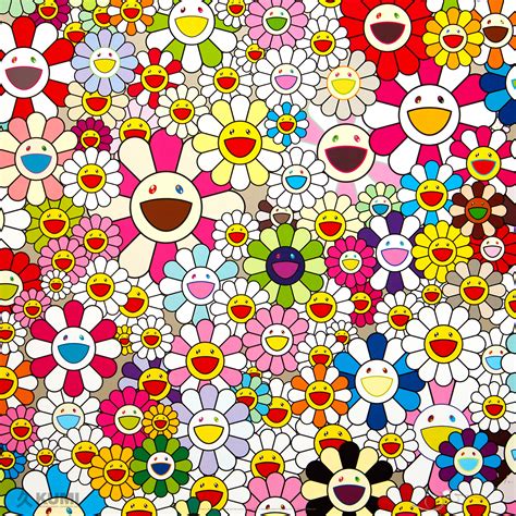 Takashi Murakami Flowers Blooming In This World And The Land Of Nirvana