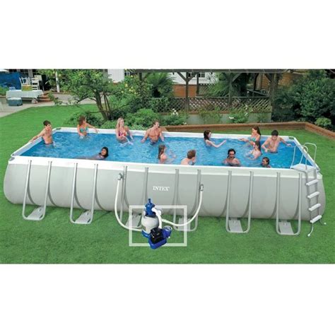 Montage Piscine Tubulaire Rectangulaire Intex 7 32x3 66x1 32 M