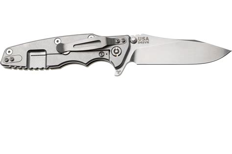 Rick Hinderer Eklipse 35 Slicer Hollow Stonewashed S45vn Titanium