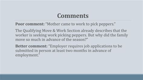 What To Put In Additional Comments On Job Application