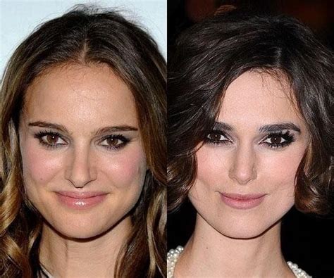 Keira Knightley And Natalie Portman 17 Celebrities Who Look Keira