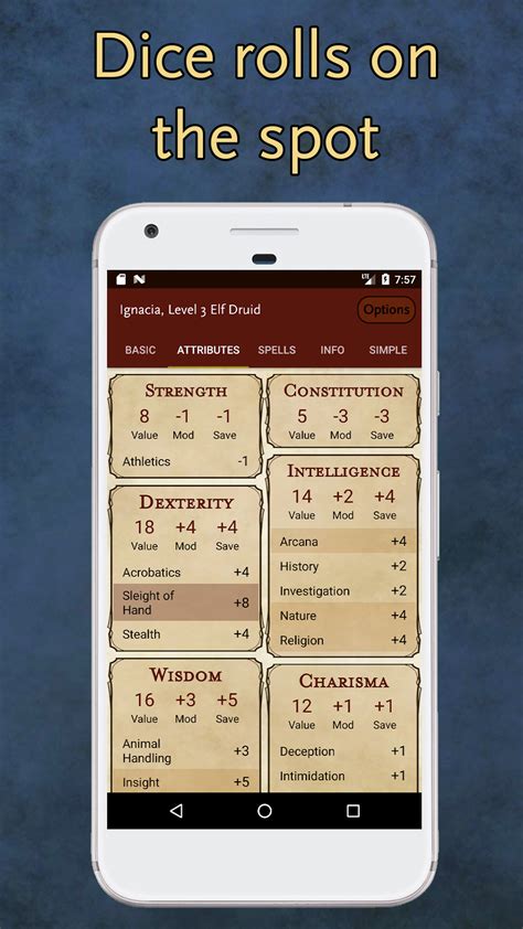 5e Character Sheet Para Android Descargar