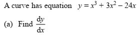 IGCSE Mathematics Worksheet Differentiation Calculus Qusais Tuition