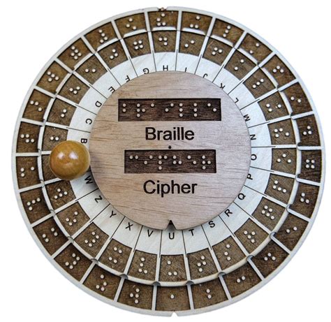 Creative Crafthouse Braille Cipher Tactile Encryption Device For