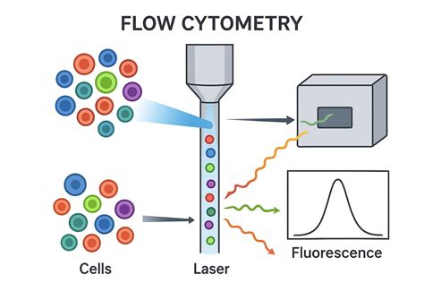 Flow Cytometry Ray Diagram