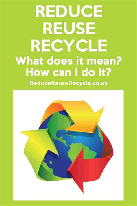 What Does Reduce Reuse Recycle Mean