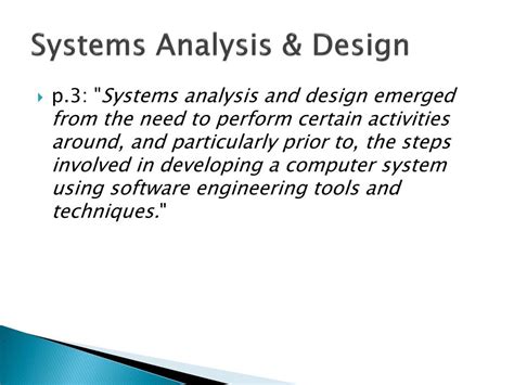 Ppt Systems Analysis And Design Powerpoint Presentation Free Download Id2502222