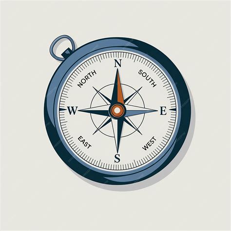 A Compass A Navigational Tool Used To Determine Direction Premium Ai
