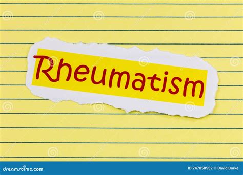 Reumatische Pijn Gewrichtsverwonding Reumatitis Ontsteking Ziekte Stock