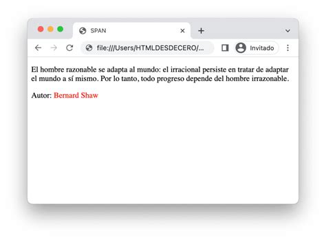 etiqueta span html desde cero