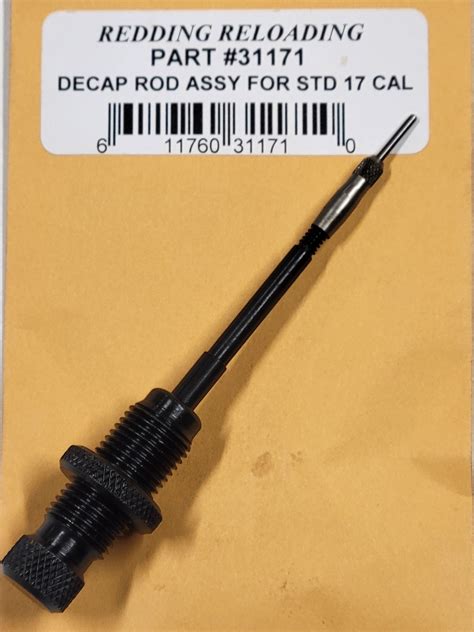 31171 Redding Decapping Rod Assembly Standard 17 Caliber Accurate
