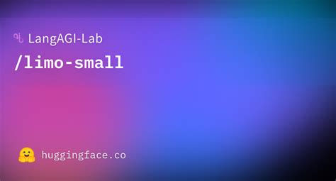 Langagi Lab Limo Small · Datasets At Hugging Face
