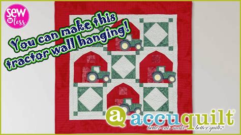 Tractor Quilt Block Pattern