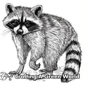 Raccoon Coloring Pages Free And Printable
