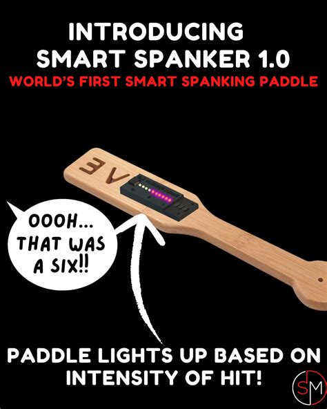Wooden Smart Spanking Paddle Mature Etsy
