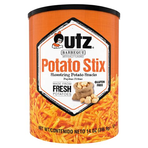 Save On Utz Potato Stix Gluten Free Barbeque Shoestring Potato Snacks