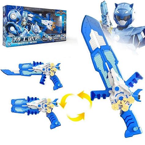 Three Mode Mini Force Transformation Sword Toys With Sound And Light