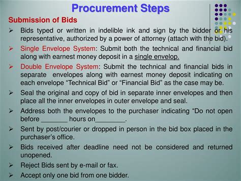 Ppt Procurement Procedure In Ssa Powerpoint Presentation Free