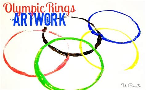 Diy Olympic Rings Art