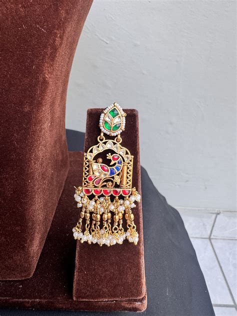 Temple Heritage Necklace Set Parvani Point Best Kundan Bangles
