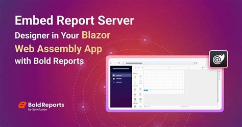 bold reports on linkedin embed report server designer in blazor wasm application