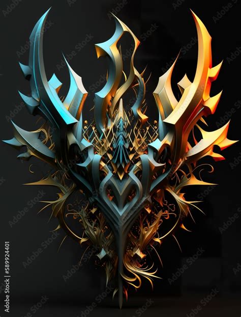 Heraldic Chaos In 3d A Graphical Representation Of Wavefunction In