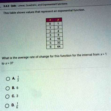 Solved Can Someone Please Help Me 363 Quiz Linear Quadratic And