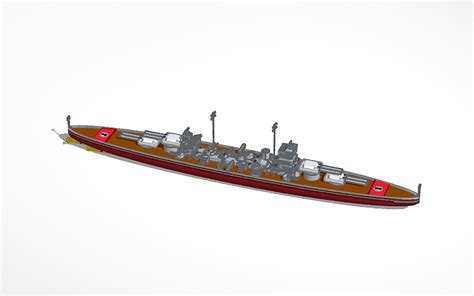 3d Design Dart” Dart Class Battleship Tinkercad