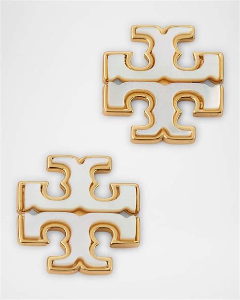 Tory Burch Moondance Mother Of Pearl Stud Earrings Neiman Marcus