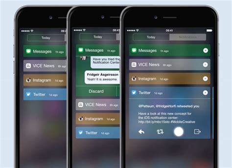 Ce Concept De Centre De Notification Ios Est Une Merveille Video Maxiapple