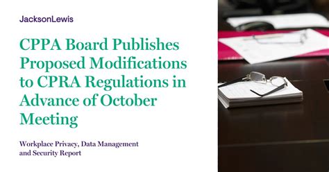 Benjamin L On Linkedin Cppa Board Publishes Proposed Modifications To Cpra Regulations In Advance…