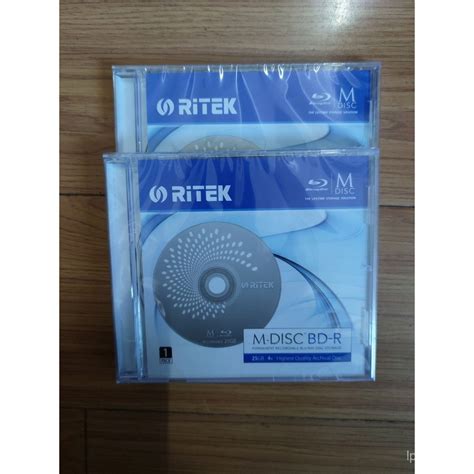 แผ่นดิสก์พิมพ์ Ritek Archival Standard Millennium Cd Mdiscdvd Blu Ray