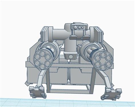 Gen Zero Tank Walker Prototype I 3d Model 3d Printable Cgtrader