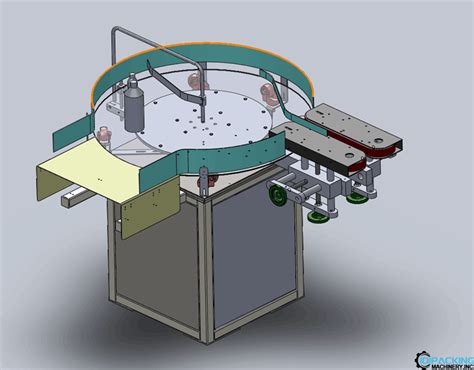Automatic Round Bottle Turntable Type Feeding Machine